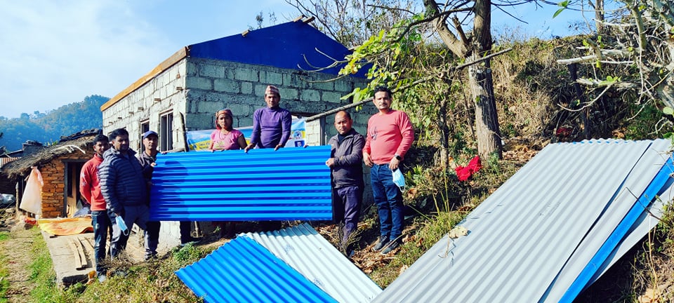 लायन्स क्लब अफ पोखराद्धारा जस्तापाता सहयोग